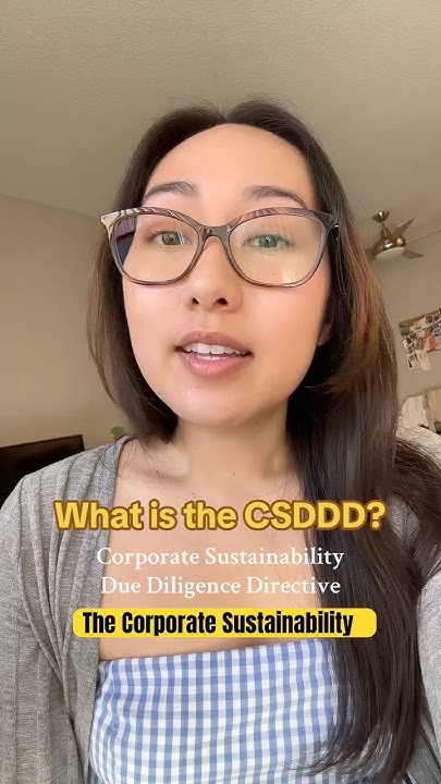 What is CSDDD? (Corporate Sustainability Due Diligence Directive) #esgnews # ...