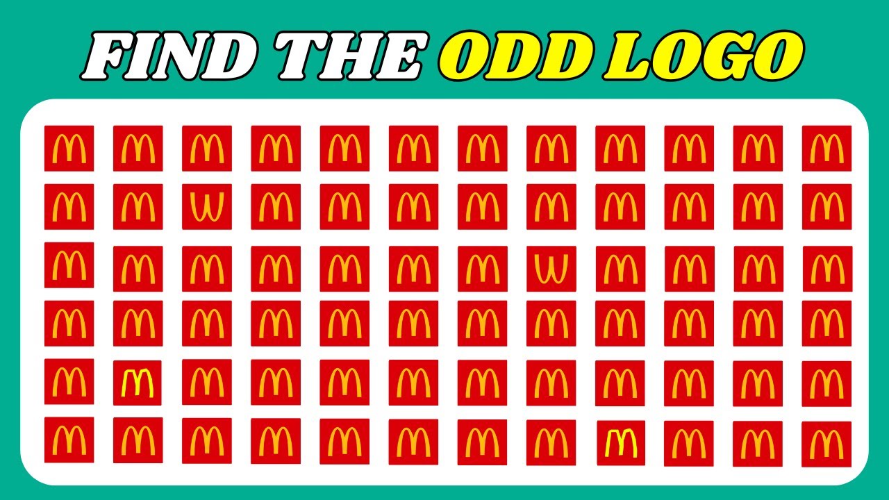 Find the ODD Logo Out - Ultimate Brand Logo Quiz 🥤🍏 Quiz Kingdom - YouTube