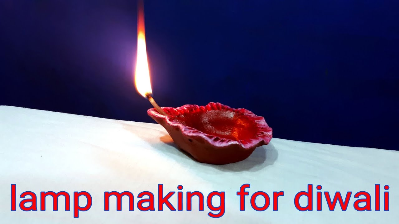 Easy Diya making decoration || diwali ki diya making in clay - YouTube