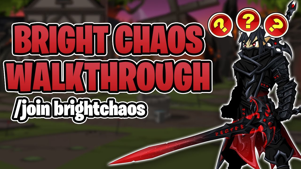 Bright Chaos Quest Walkthrough /join brightchaos - AQW - YouTube