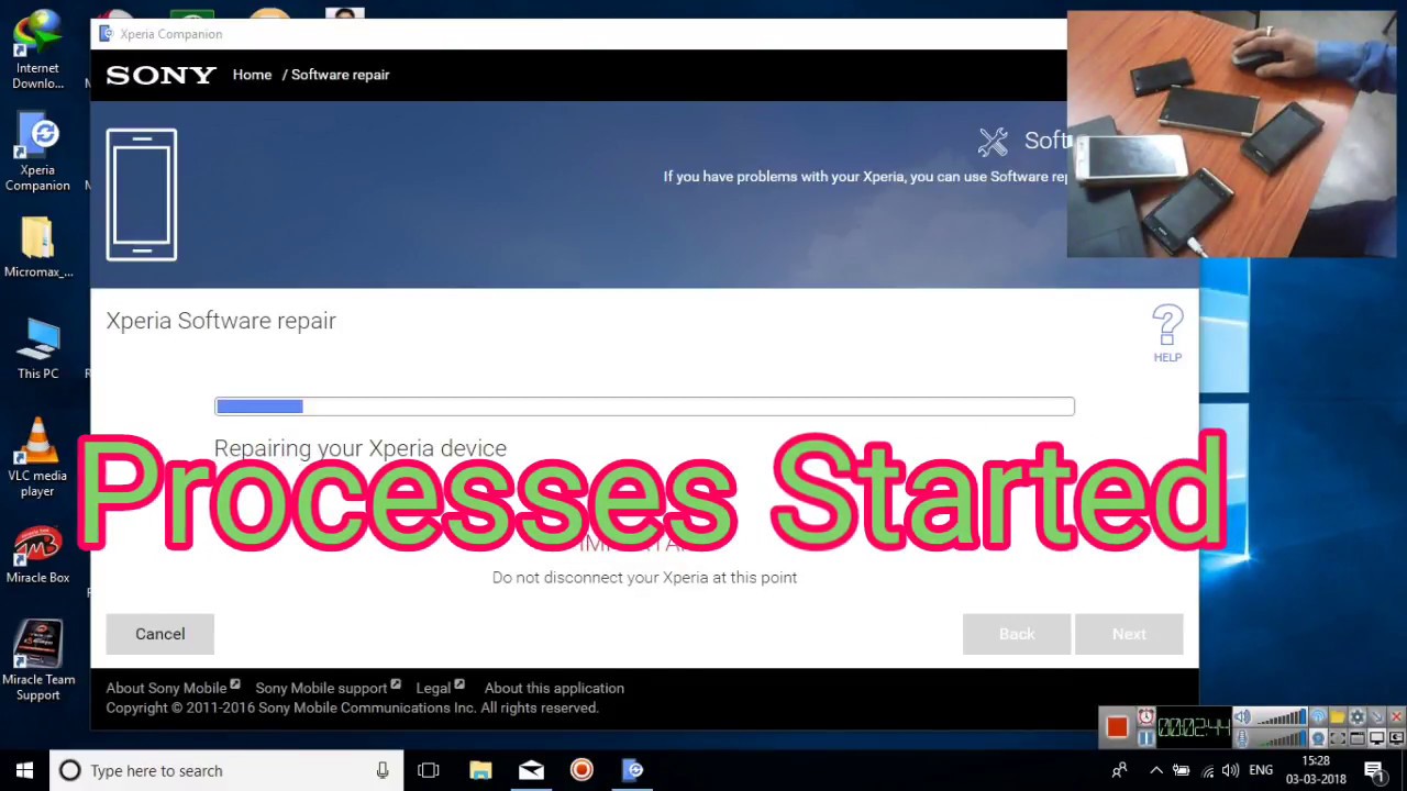 SONY XPERIA Software Repair - YouTube