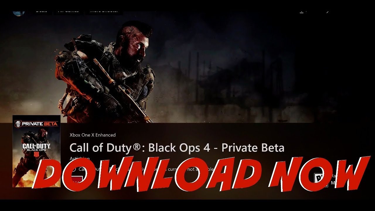 How To Download The BO4 Beta On Xbox One Now!!!! - YouTube