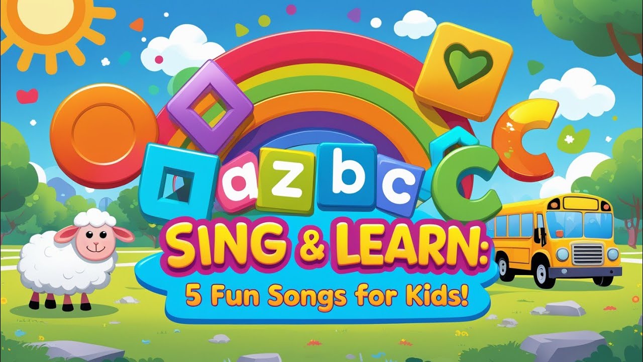 "Ultimate Kids Learning Song: Shapes, Colors, ABCs & Fun Nursery Rhymes ...