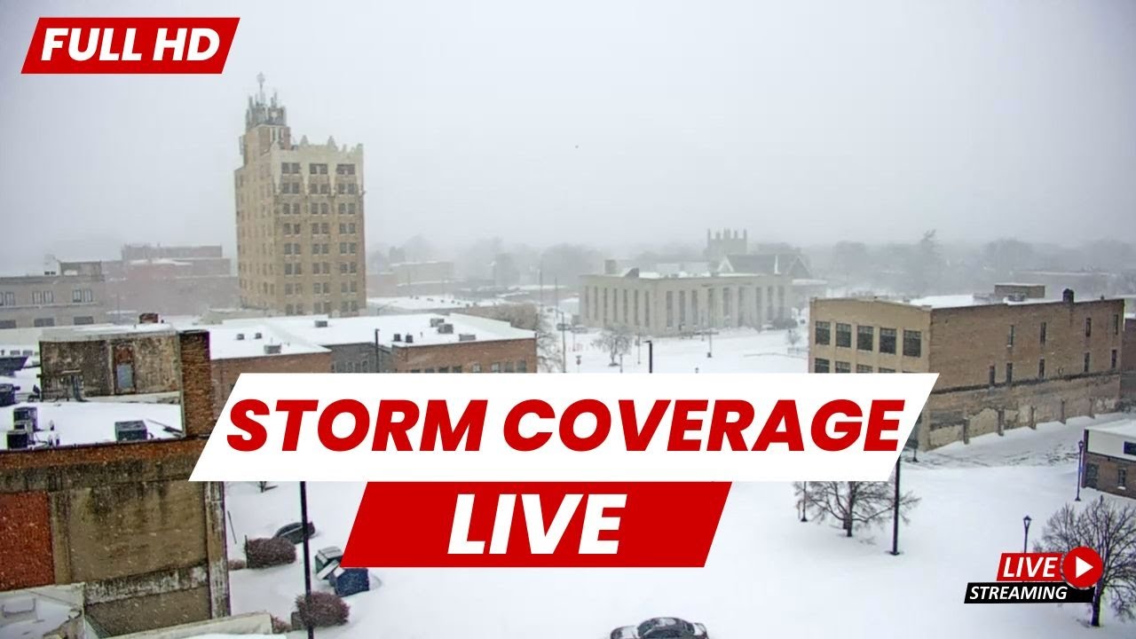 Winter Storm Coverage - Real-time HD Camera Feeds from Kansas - YouTube