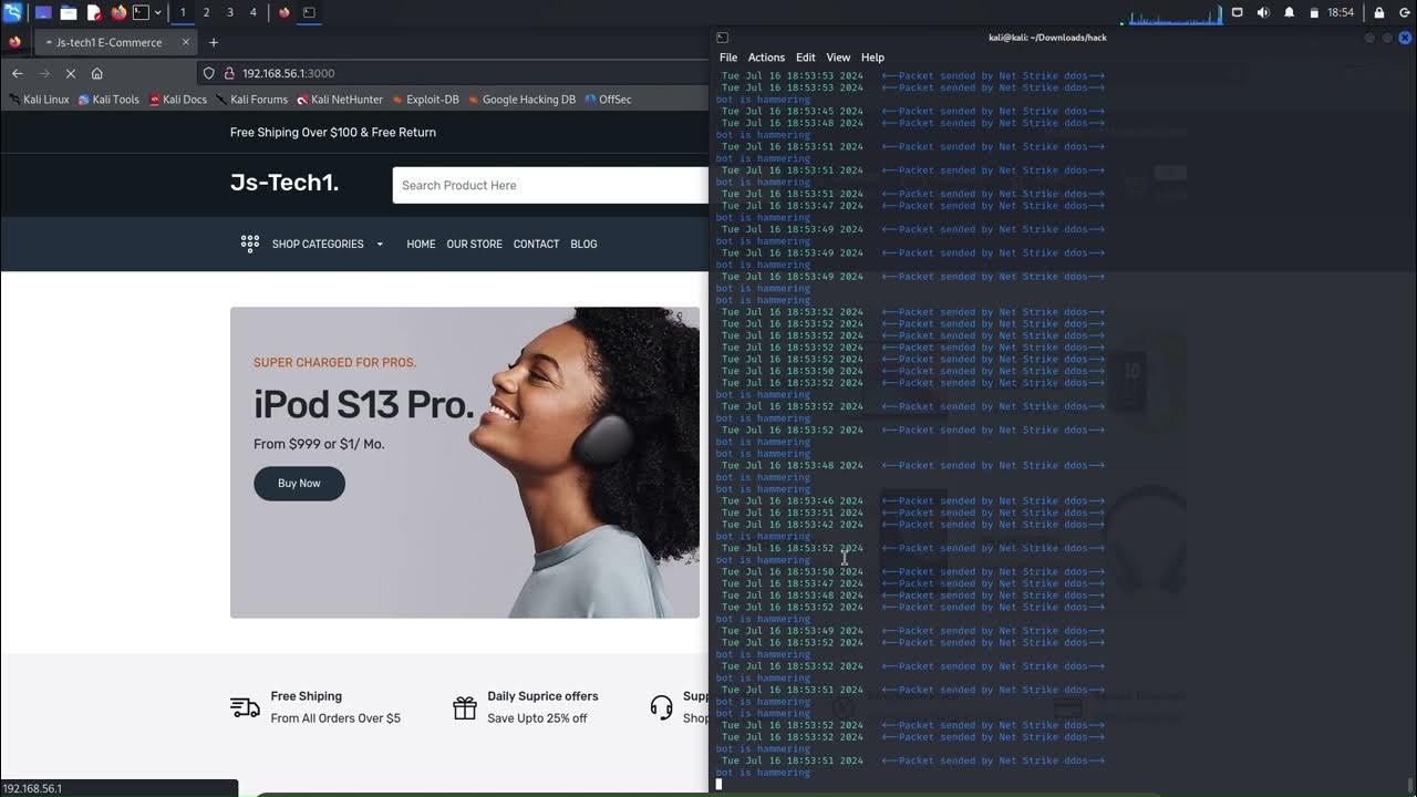 How to do DDos attack. - YouTube