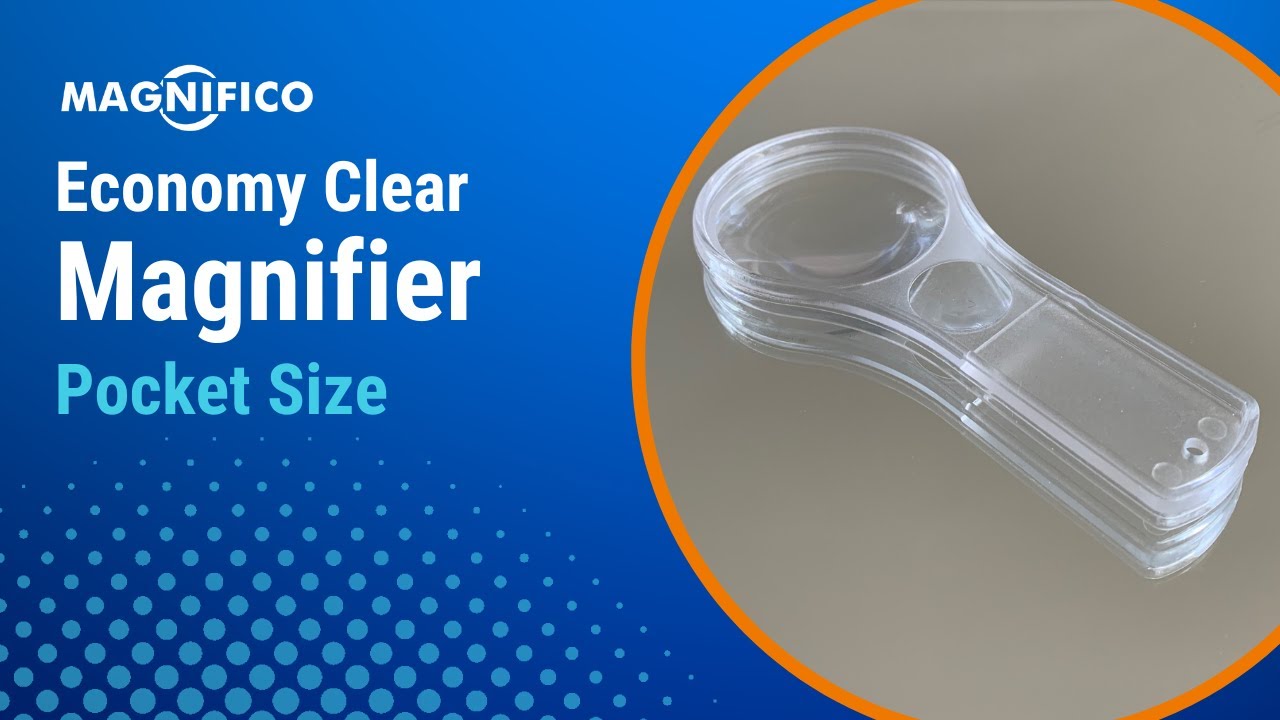 Magnifico Economy Clear Mini Pocket Magnifier - YouTube