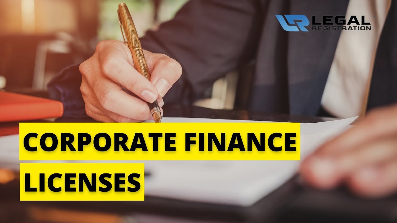Corporate Finance Licenses 💳🛠️What is a corporate financial services ...