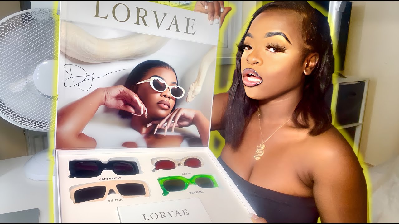 Lorvae sunglasses unboxing (PR BOX) - YouTube