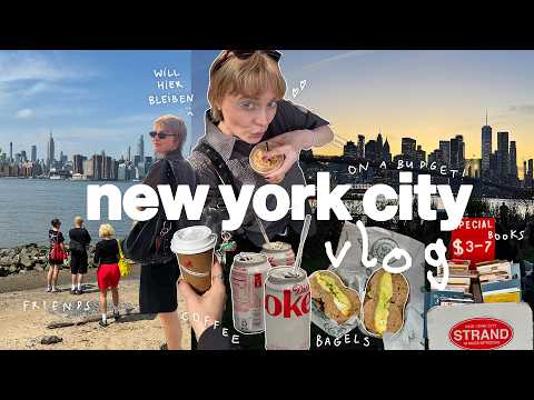 NEW YORK CITY VLOG 🗽❤️ bagels, coffee & ganz viele empfehlungen on a budget! 🥯☀️