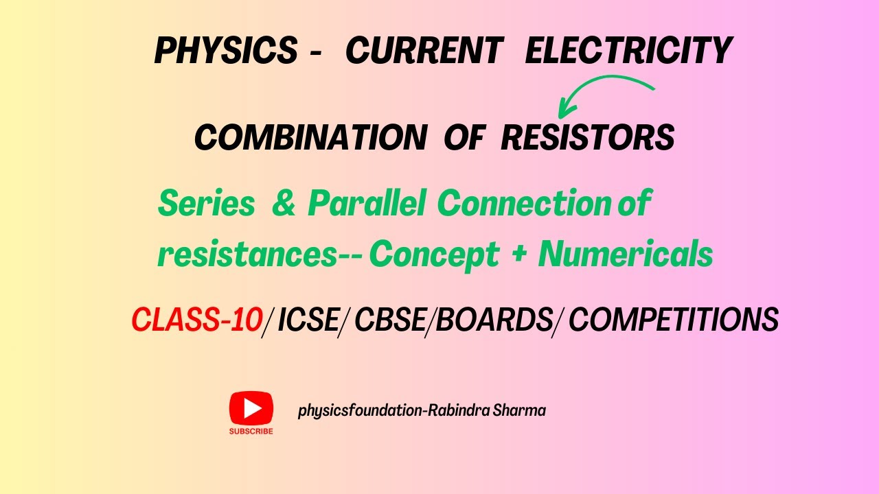 Series and Parallel Combination of resistances_ Current Electricity ...