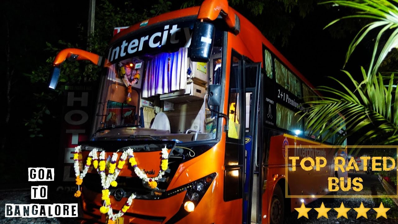Top Rated Bus in Bangalore Goa Route | Intercity Luxury AC Sleeper Bus ...
