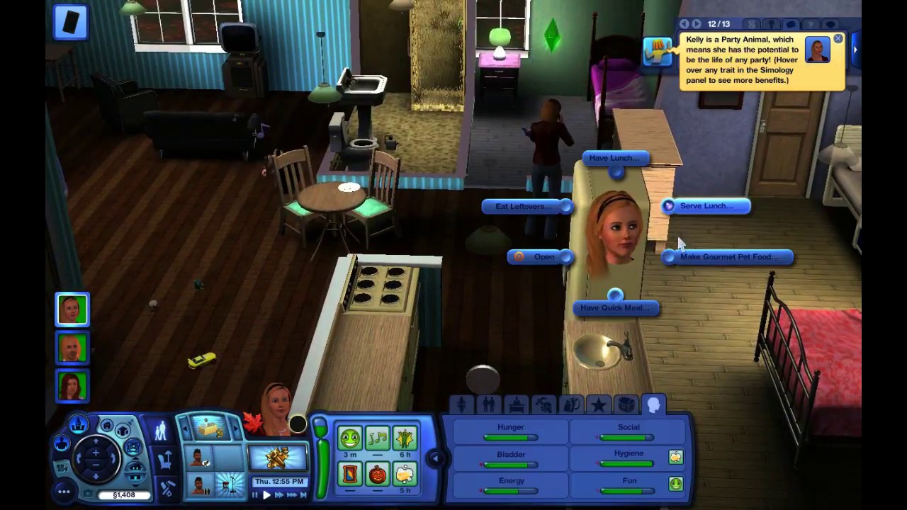 The Sims 3 part 5 Feast Party - YouTube