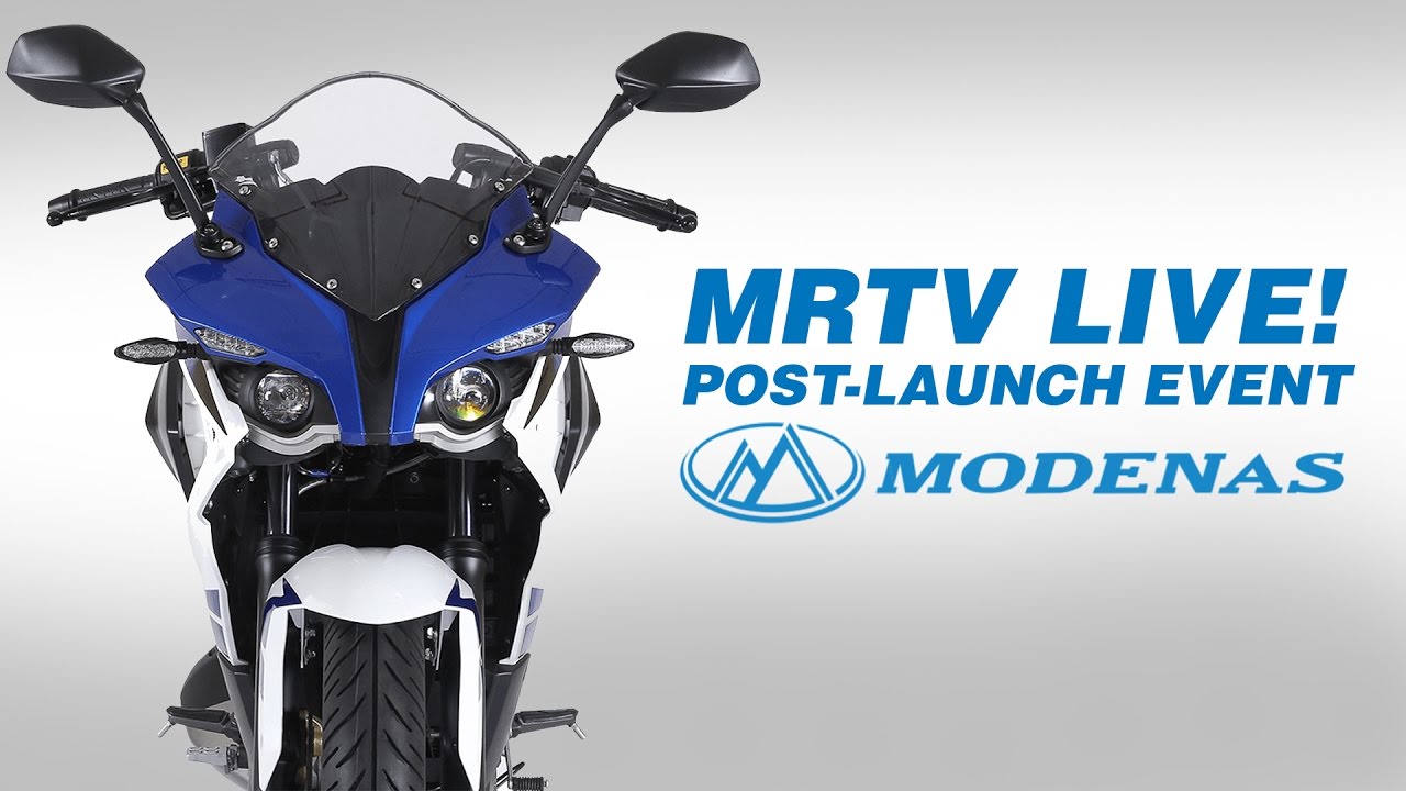 Modenas RS200 & NS200 Launch: MRTV LIVE - YouTube