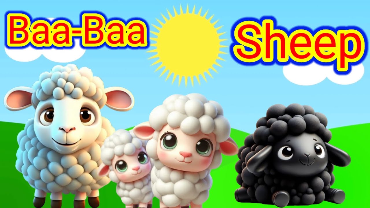 Baa Baa Black Sheep Song | Farm Animals | Nursery Rhymes & Kids Songs # ...