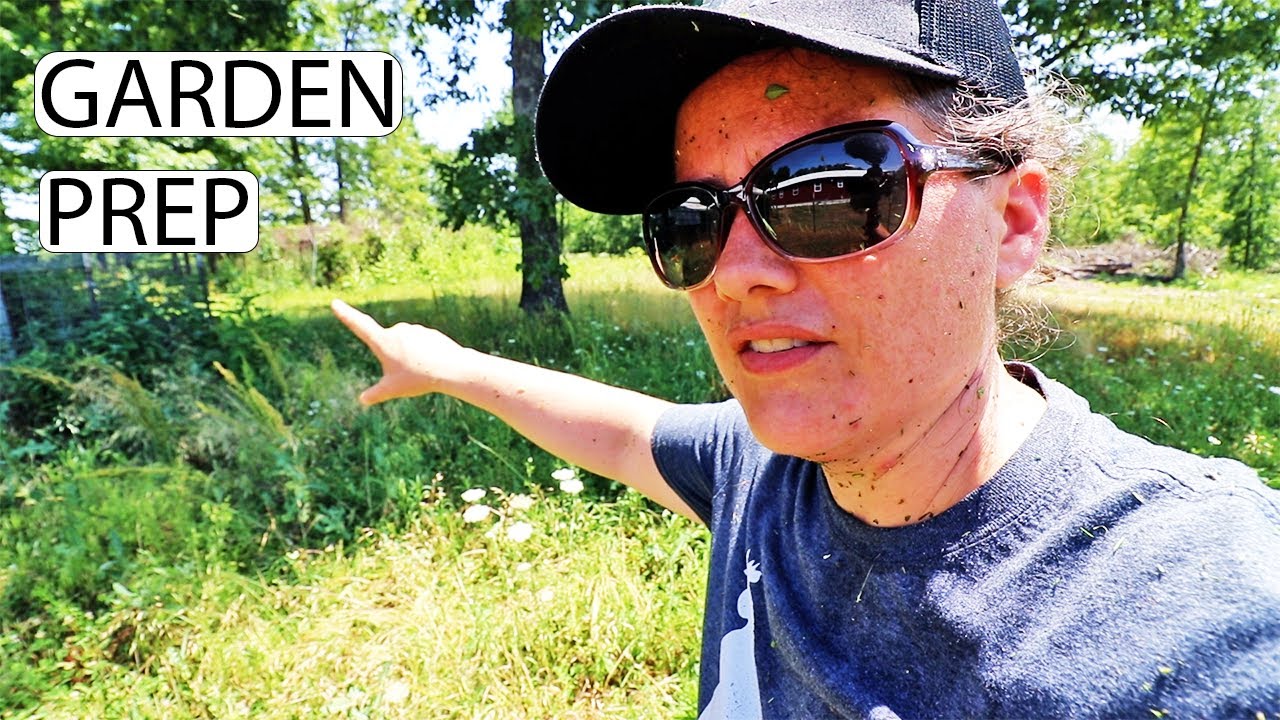 Garden Prep | Scouting and Weed Whacking | Fermented Homestead - YouTube
