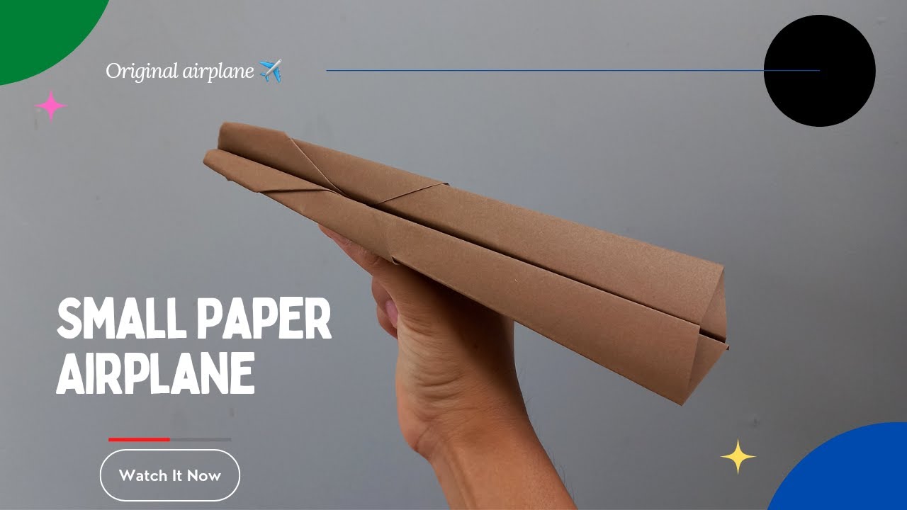 Origami Small Paper Airplane | How To Make Paper Plane Easy Folding ...