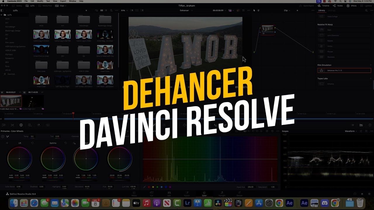 Dehancer for DaVinci Resolve | A realistic film vintage look - YouTube