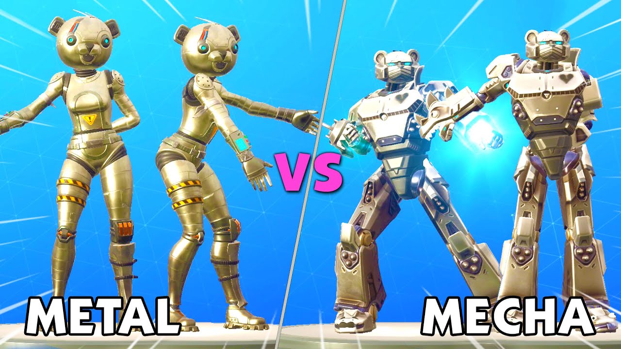 Fortnite METAL TEAM LEADER vs MECHA TEAM LEADER // DANCE BATTLE - YouTube