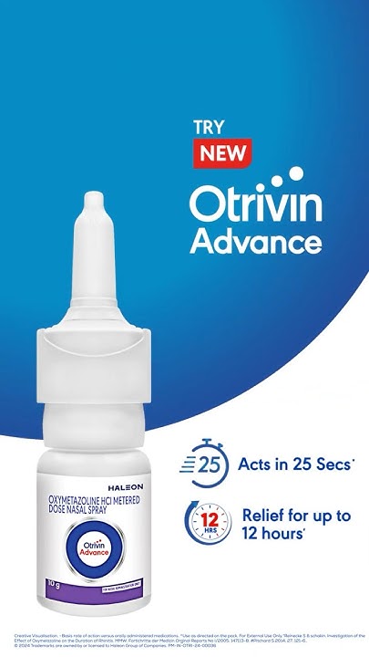 Otrivin Advance | Blocked nose due to to cold? - YouTube