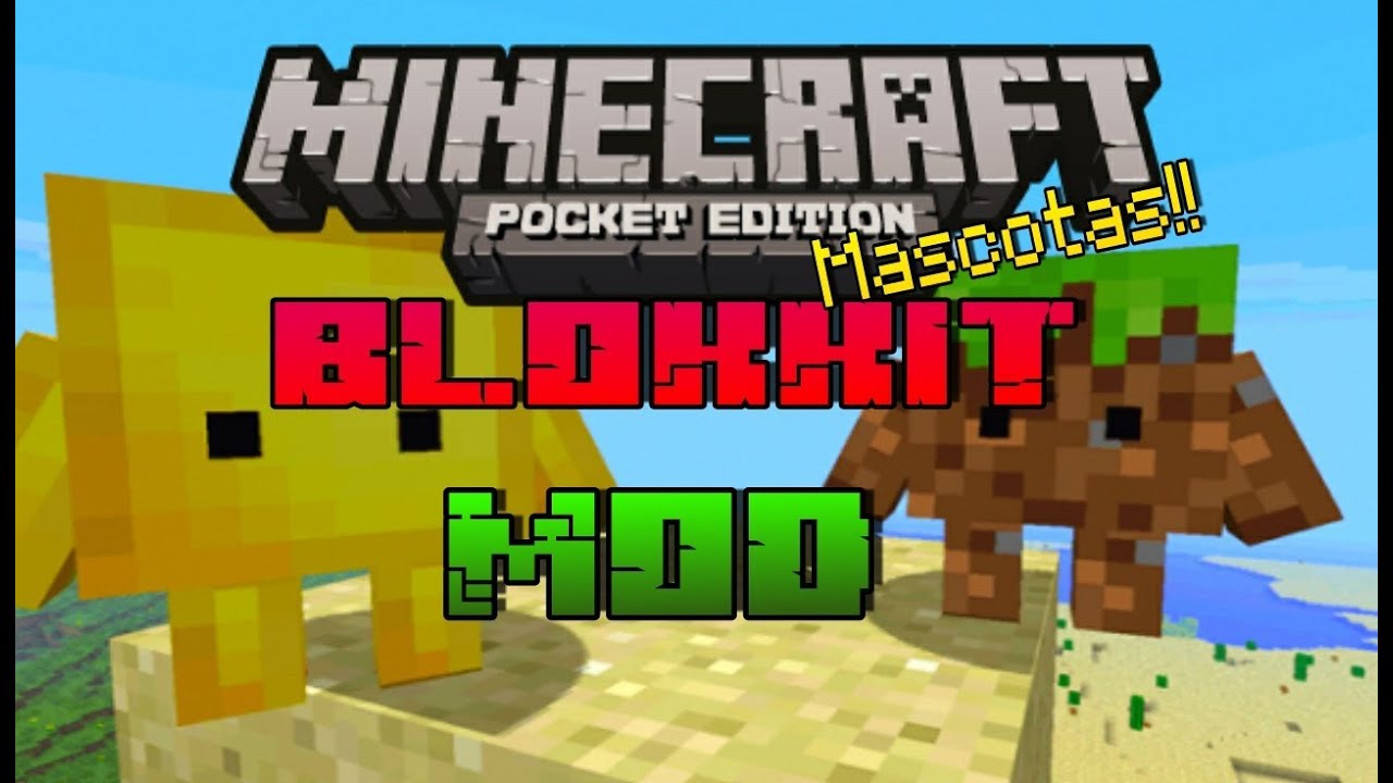 MINECRAFT PE BLOKKIT MOD - YouTube