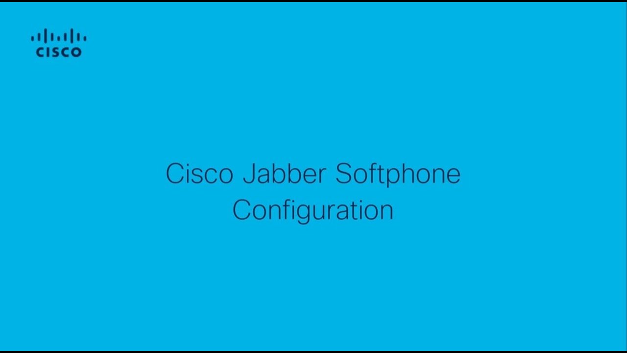 How to Configure Cisco Jabber Softphone | Step-by-Step Setup - YouTube