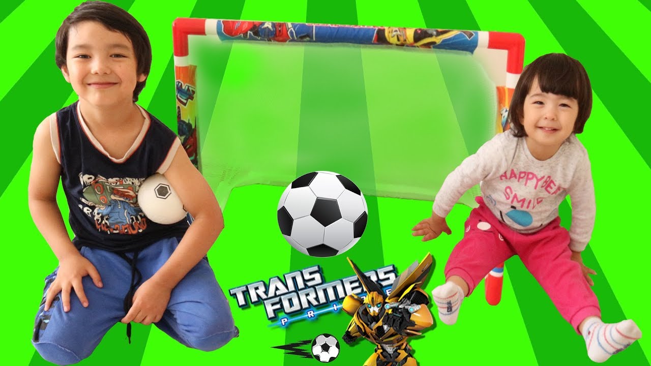 Unboxing Transformers Football Set For Kids - YouTube