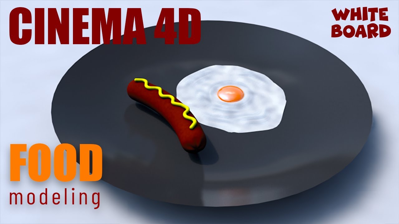 Cinema 4D | Egg Modeling - تصميم بيض فى سينما فور دى #تعلم_جرافيكس - YouTube