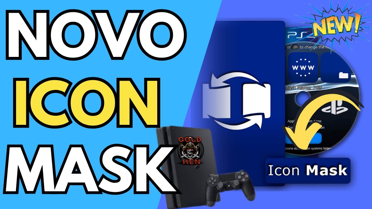 máscara de ícones v1.10 PERSONALIZE SEU PS4 ICON MASK! - YouTube