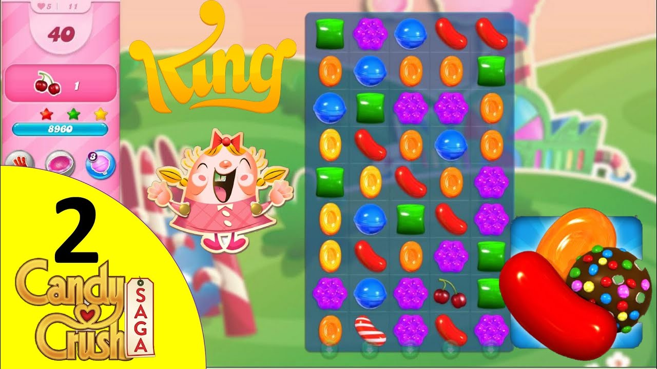 Candy Crush Saga Mobile Game play #2 - YouTube