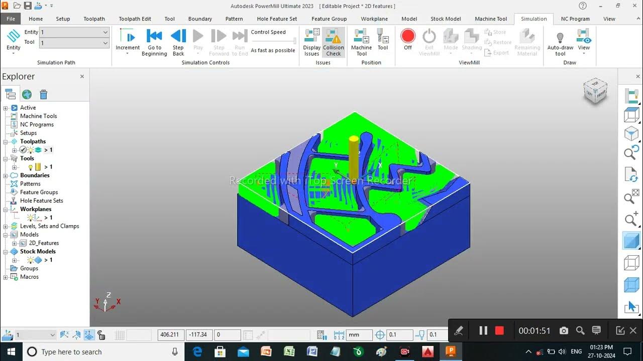 2D features Autodesk सॉफ्टवेयर me program कैसे सीखें@ vmc guru - YouTube