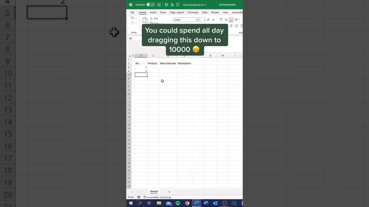 How To Create A Instant List Of 10 000 17 Numbers In Excel Don t Forget How To Create A Instant List Of 10 000 17 Numbers In Excel Don t Forget