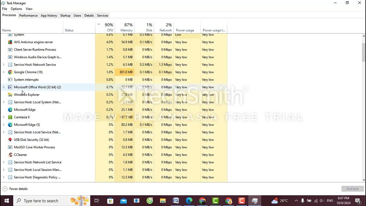 Bật, tắt trong Task Manager - YouTube