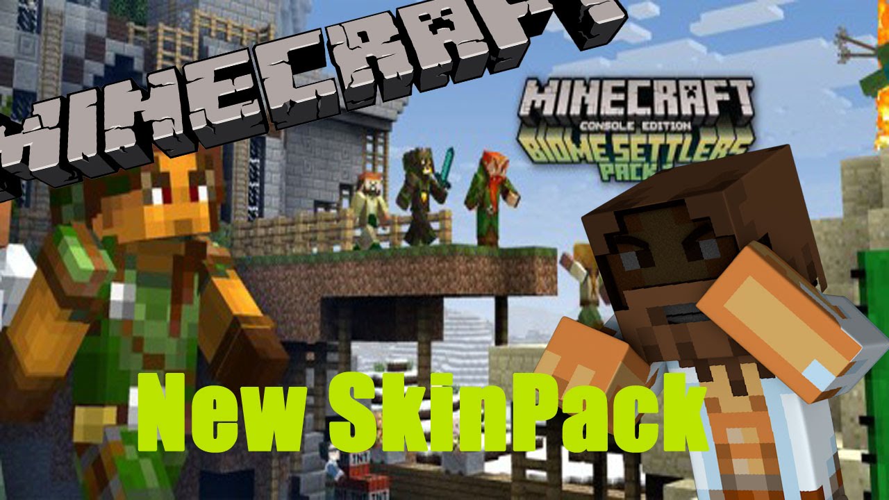 Minecraft | Skin Pack Showcase | Biome Settlers Skin Pack - YouTube
