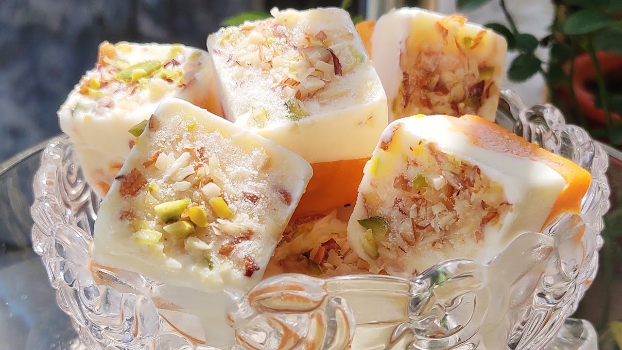 Mango Ice Cream | Mango Ice Cream Cubes | Mango Ice Cream Recipe - YouTube