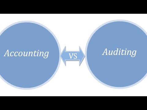 Difference between auditing and accounting part 1 ( auditing ...