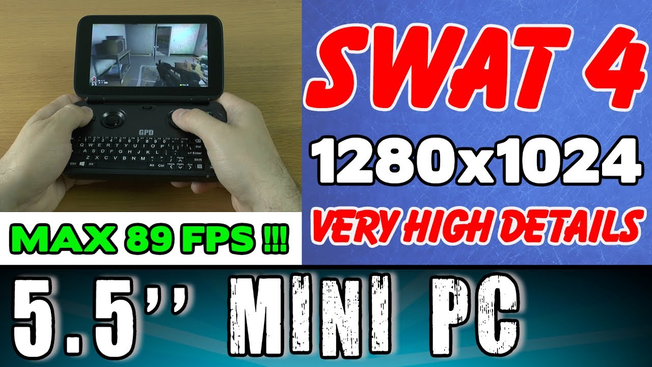 5.5'' GPD Win SWAT 4 (PC) Intel x7 Z8700 HD Graphics Handheld Gaming ...