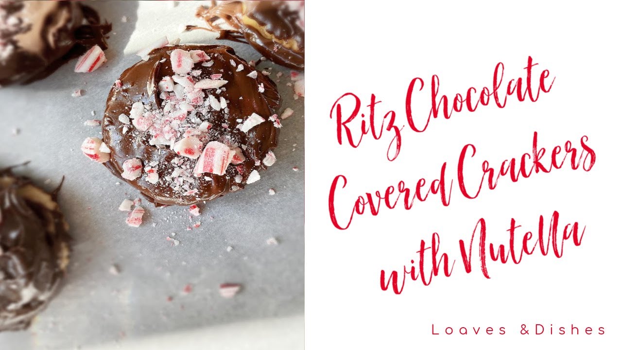 Ritz Chocolate Covered Nutella Crackers - YouTube