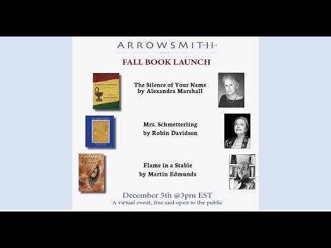Arrowsmith Book Launch - Fall 2021 - YouTube