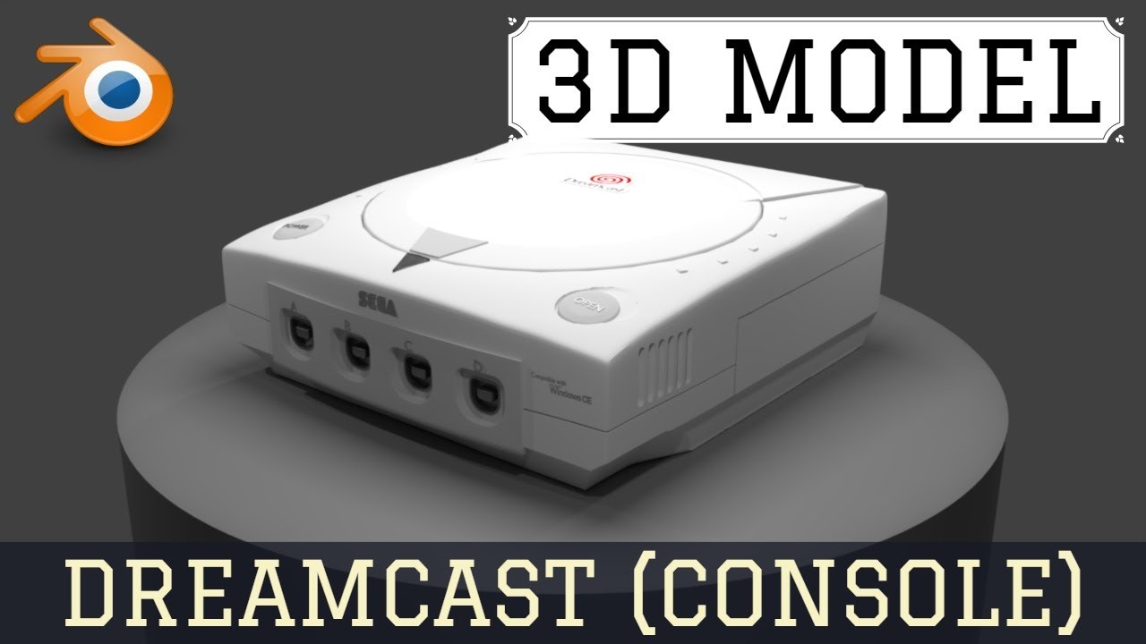 Dreamcast (Console)- 3D MODEL - 360º - YouTube