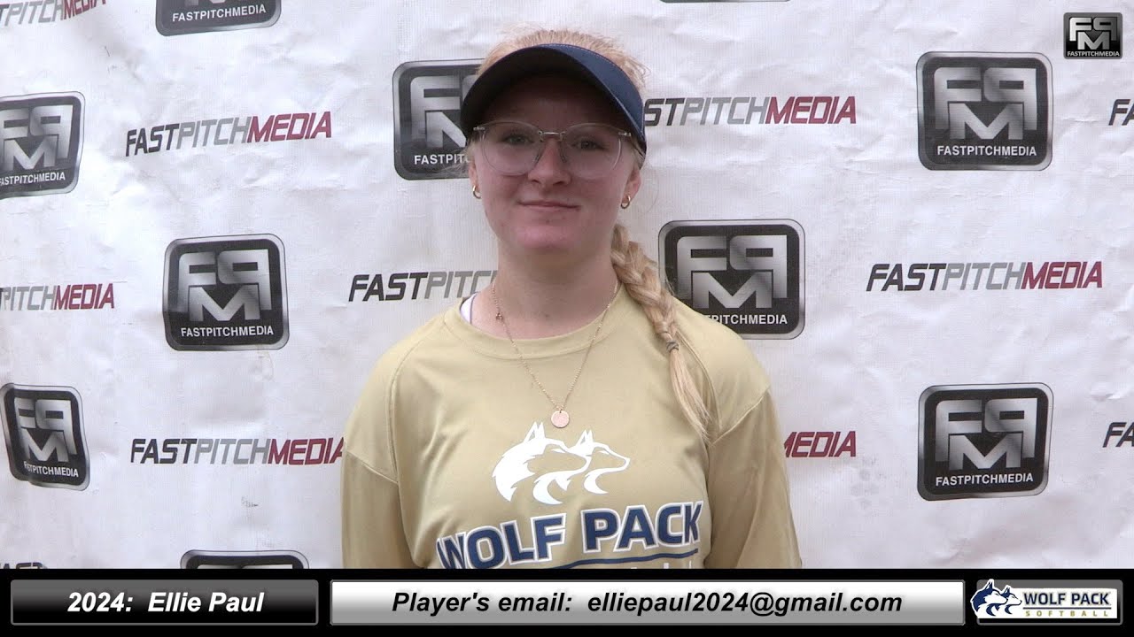 2024 Ellie Paul Catcher and Third Base Softball Skills Video - Lady ...