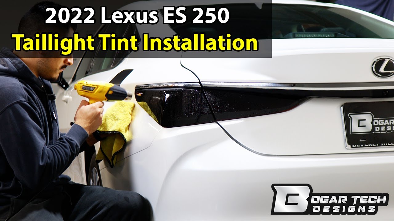 Lexus ES 2019-2025 Taillight Tint Installation - YouTube
