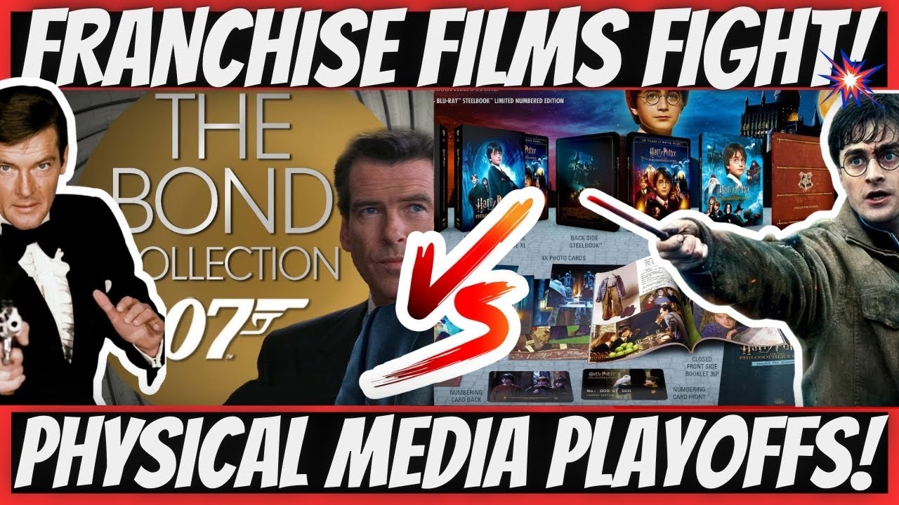 James Bond vs Harry Potter 📀 4K & Blu-ray Franchise Fight PLAYOFFS ...