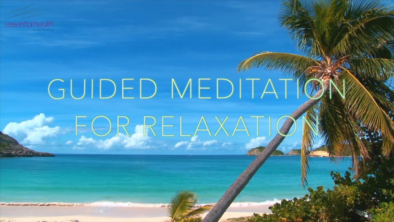 Short Guided Meditation | Relaxation & Stress Relief | Beach Waves ...