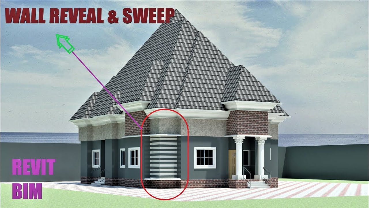 Wall Reveal & Wall Sweep In Revit - Aesthetic Values - YouTube
