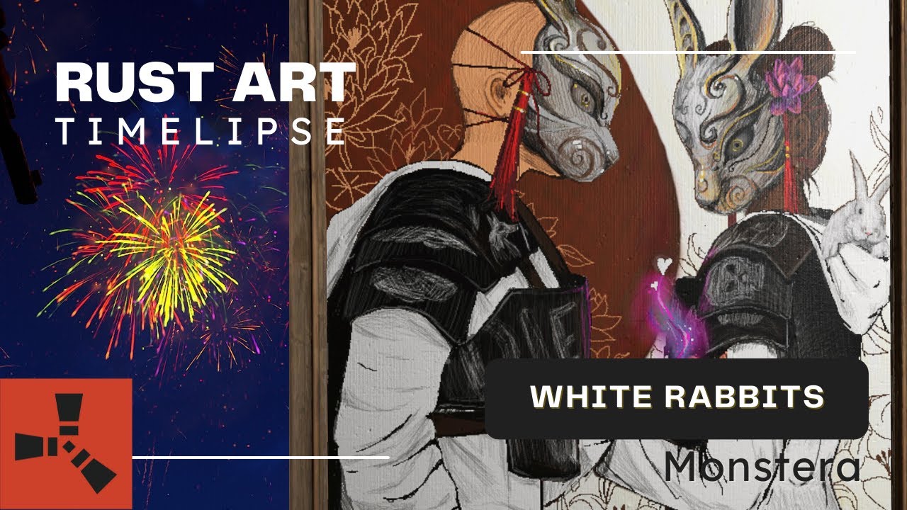 RUST ART Timelapse - White Rabbits - YouTube