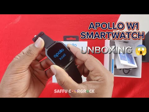 X.cell Apollo W1 SMARTWATCH unboxing | SAFFUCOORGROCK - YouTube