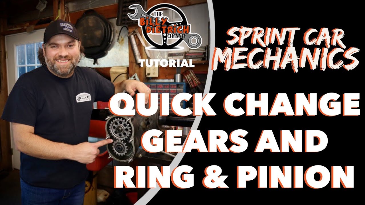 Sprint Car How To - Quick Change Gears and Ring & Pinion - YouTube