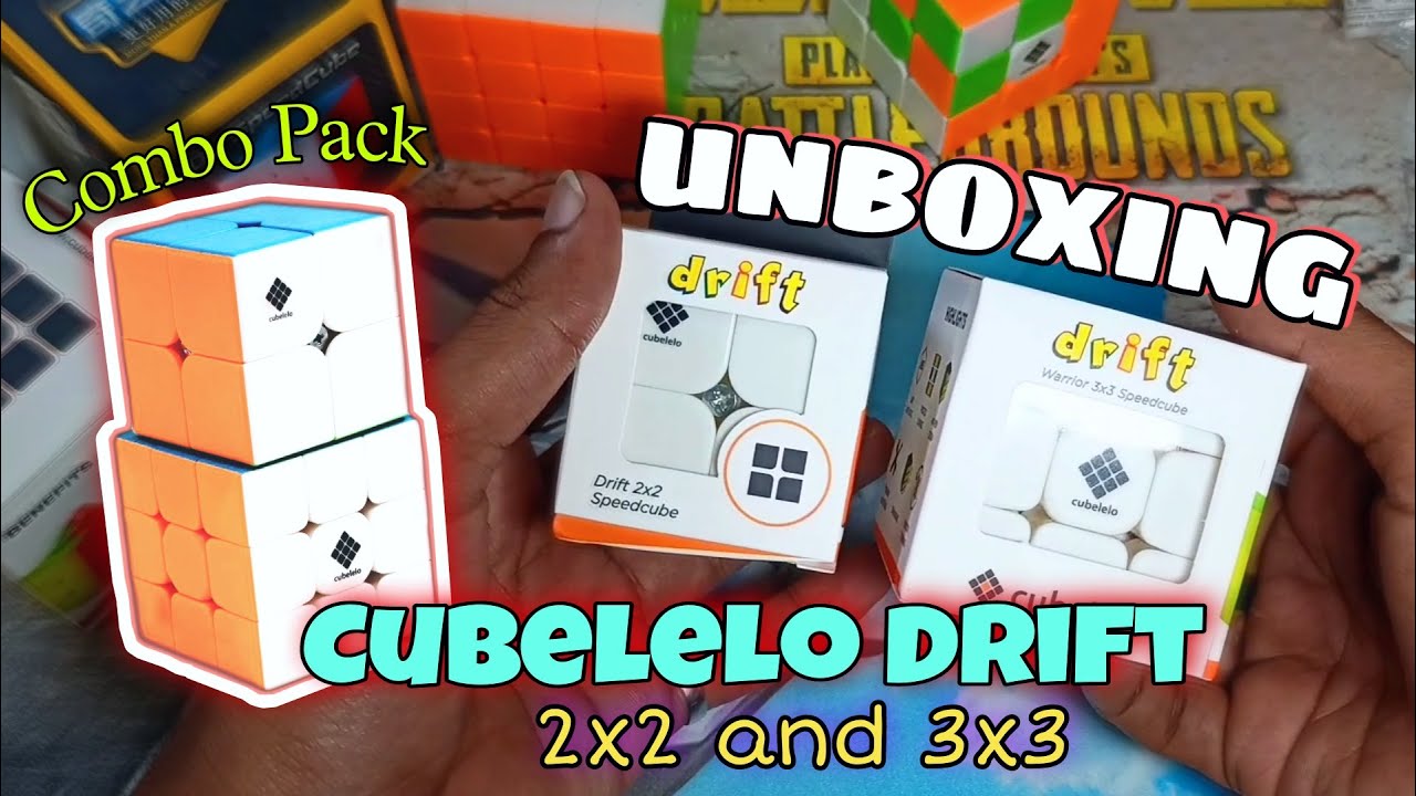 Unboxing: Cubelelo 2x2 & 3x3 Combo Pack | Cuber Jubi - YouTube