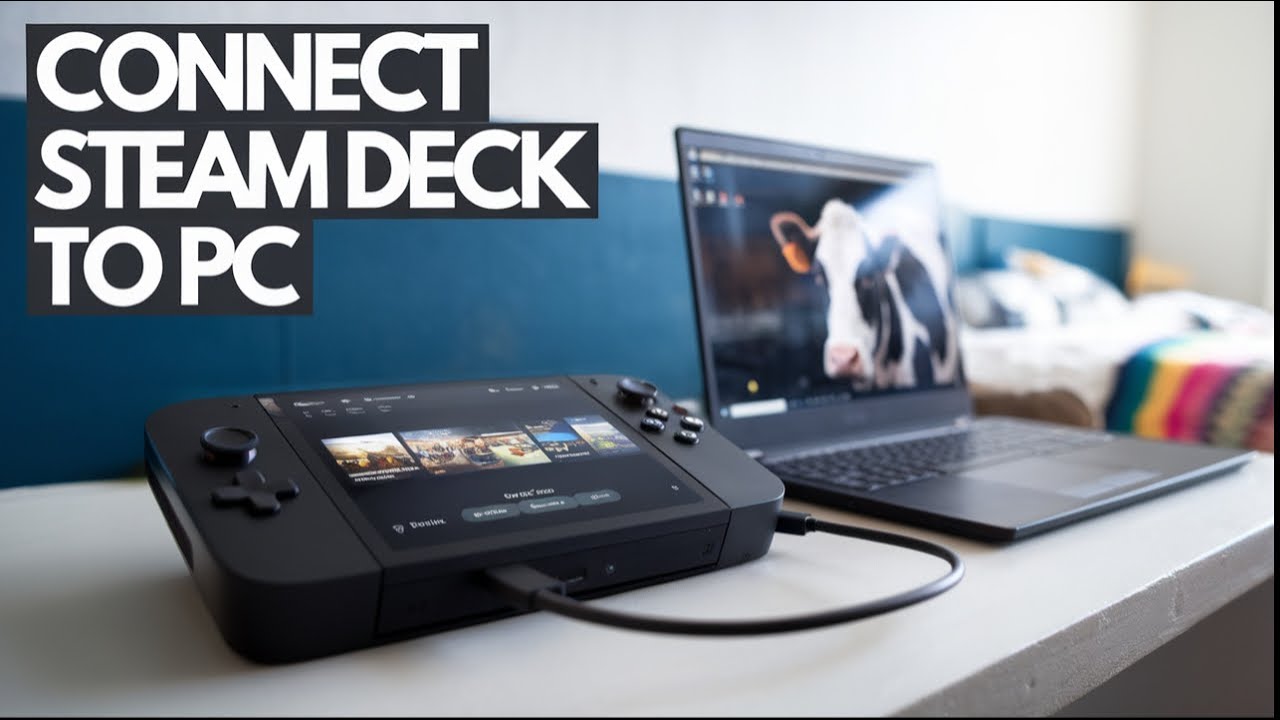 How To Connect Your Steam Deck Into Your PC! (USB-C) - YouTube