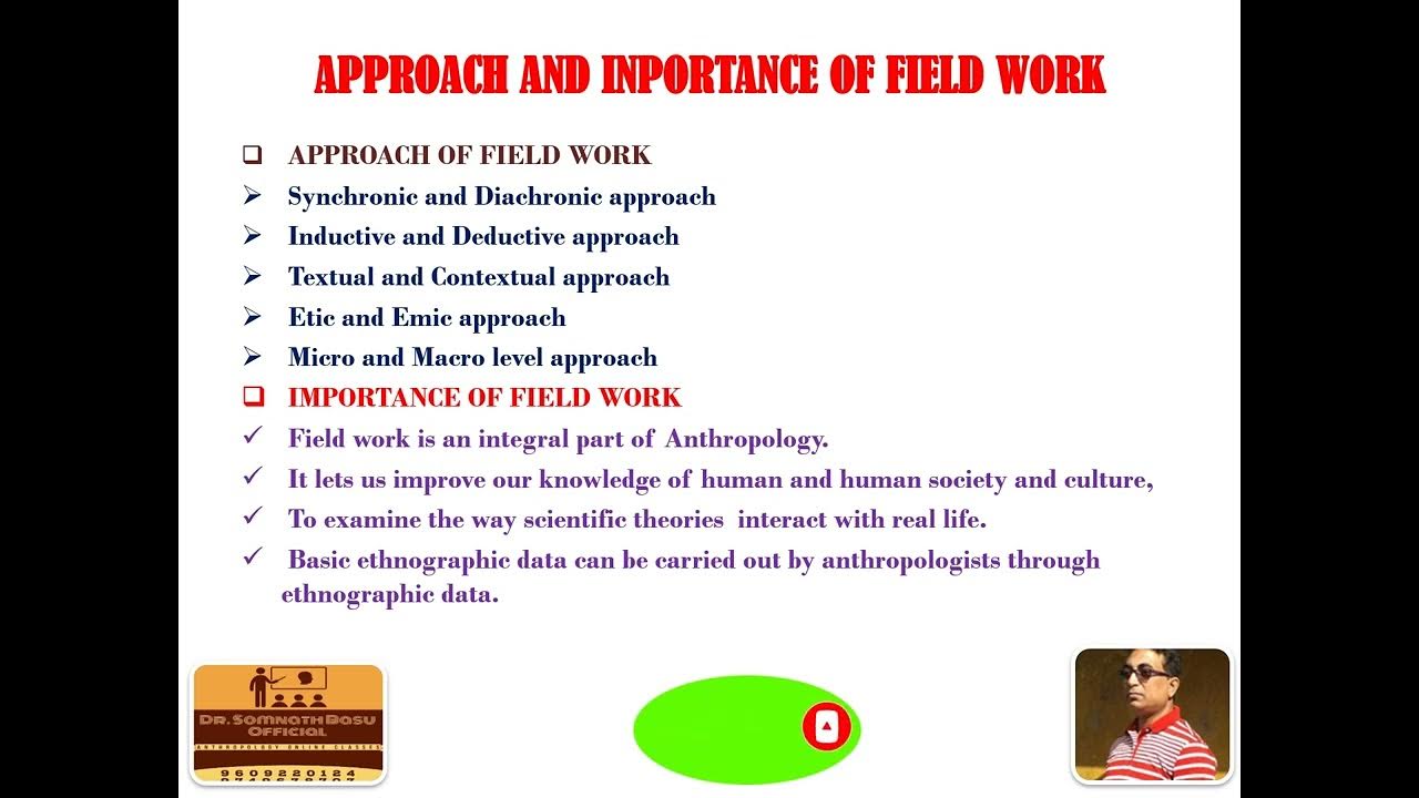 Importance Of Field Work WBCS upsc Anthropology SomnathBasu importance-of-field-work-wbcs-upsc-anthropology-somnathbasu